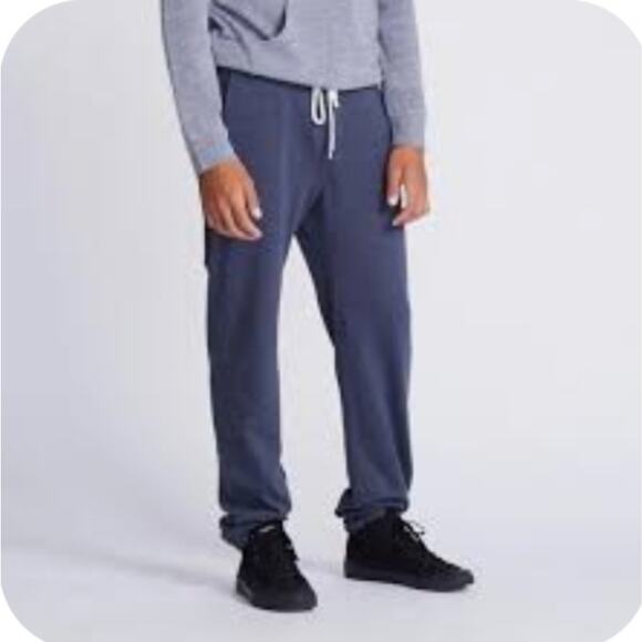 Monrow | Pants | Monrow Mens Vintage Slit Pocket Sweats In Blue Steel ...